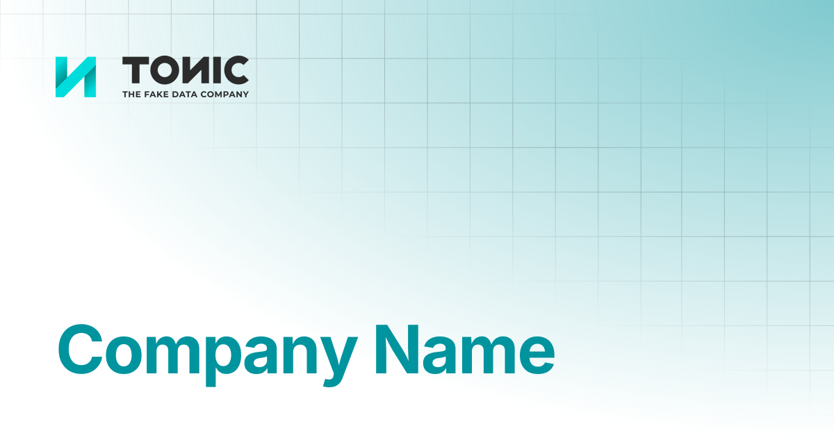 Company Name Tonic Structural Tonicai Documentation 9549