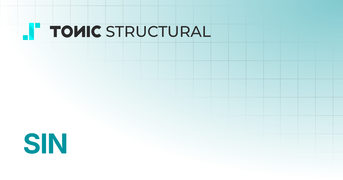 SIN | Tonic Structural