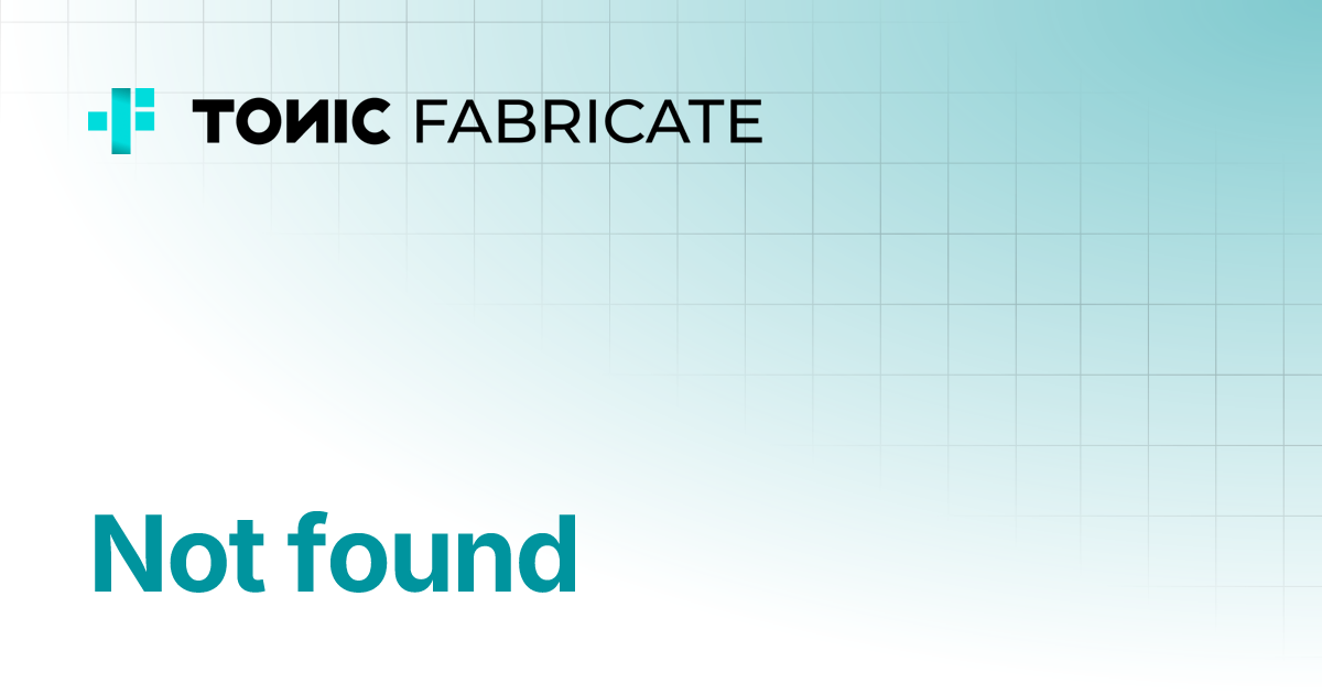 Fabricate architecture | Tonic Fabricate